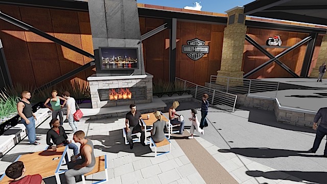 Revving Motorcycles Starts Sturgis Rally Point Construction - Harley ...