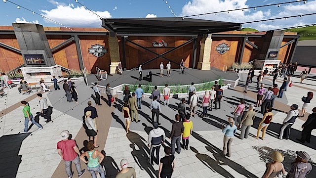 Revving Motorcycles Starts Sturgis Rally Point Construction - Harley ...