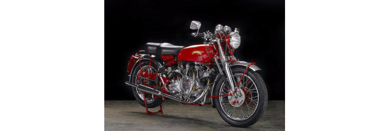 Bonhams Vegas Sales Record Set by 1951 Vincent White Shadow - Harley ...