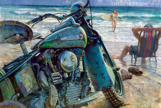 David Uhl's Commemorative Daytona Paintings - Harley Davidson Forums