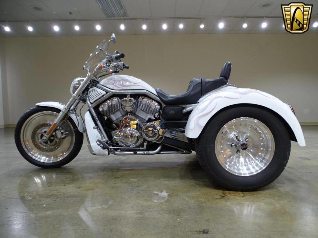 Harley V-Rod Trike Is One Unique Hot Rod Three Wheeler - Harley ...